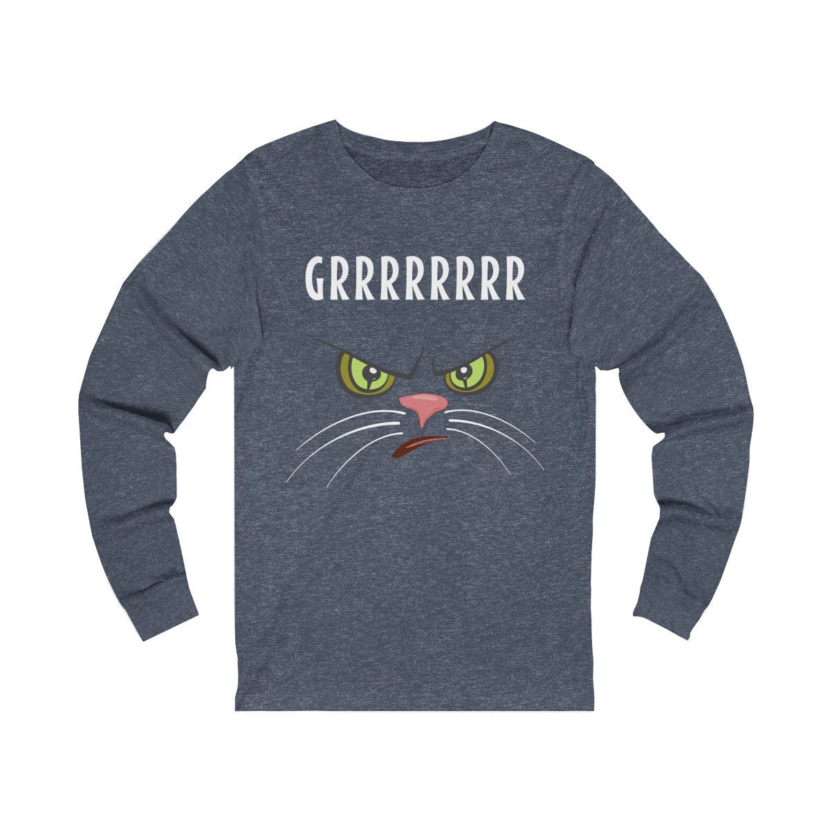 Cute Cat Shirt, Angry Cat Shirt, Mad Cat, Growling Kitty Kitten, Funny ...