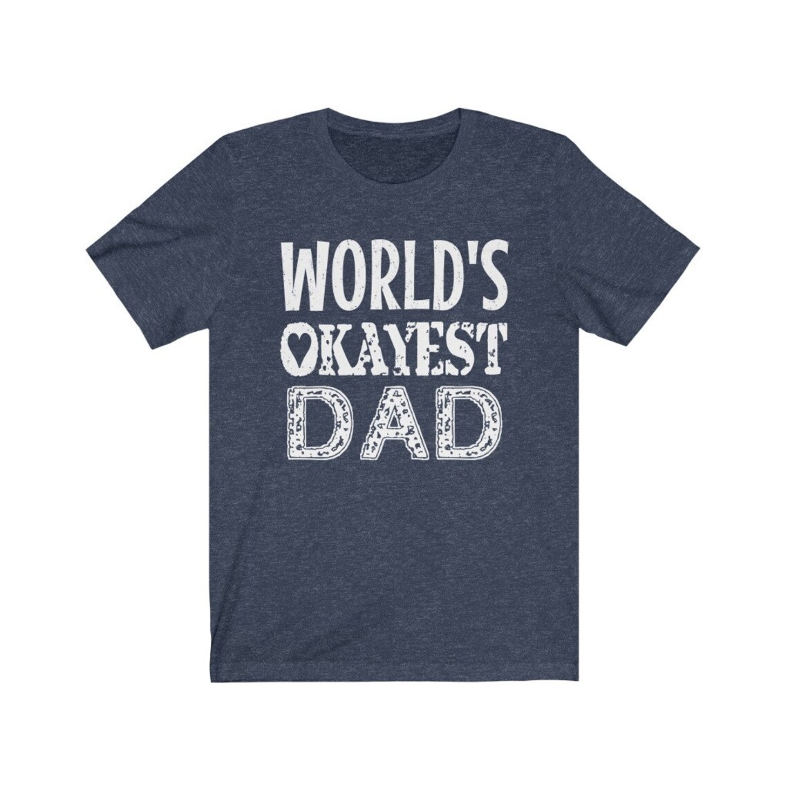 Gifts for Dad World's Okayest Dad T-shirt Funny Dad - Etsy