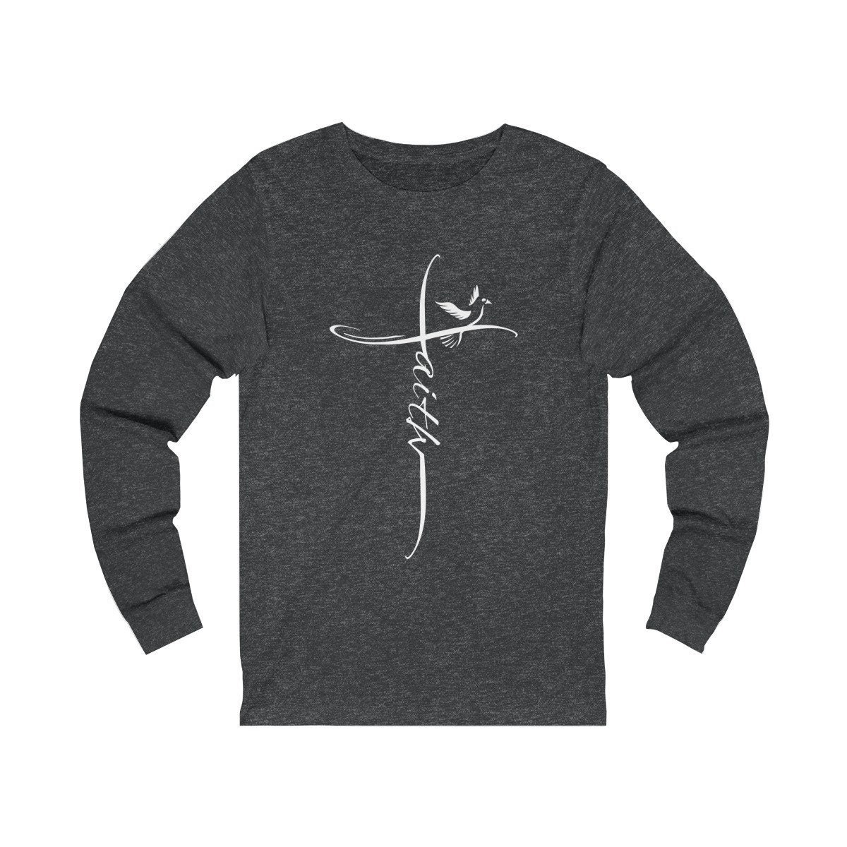 Womens Religous Tops Faith Cross Shirt, Faith T-shirt, Christian Gifts ...