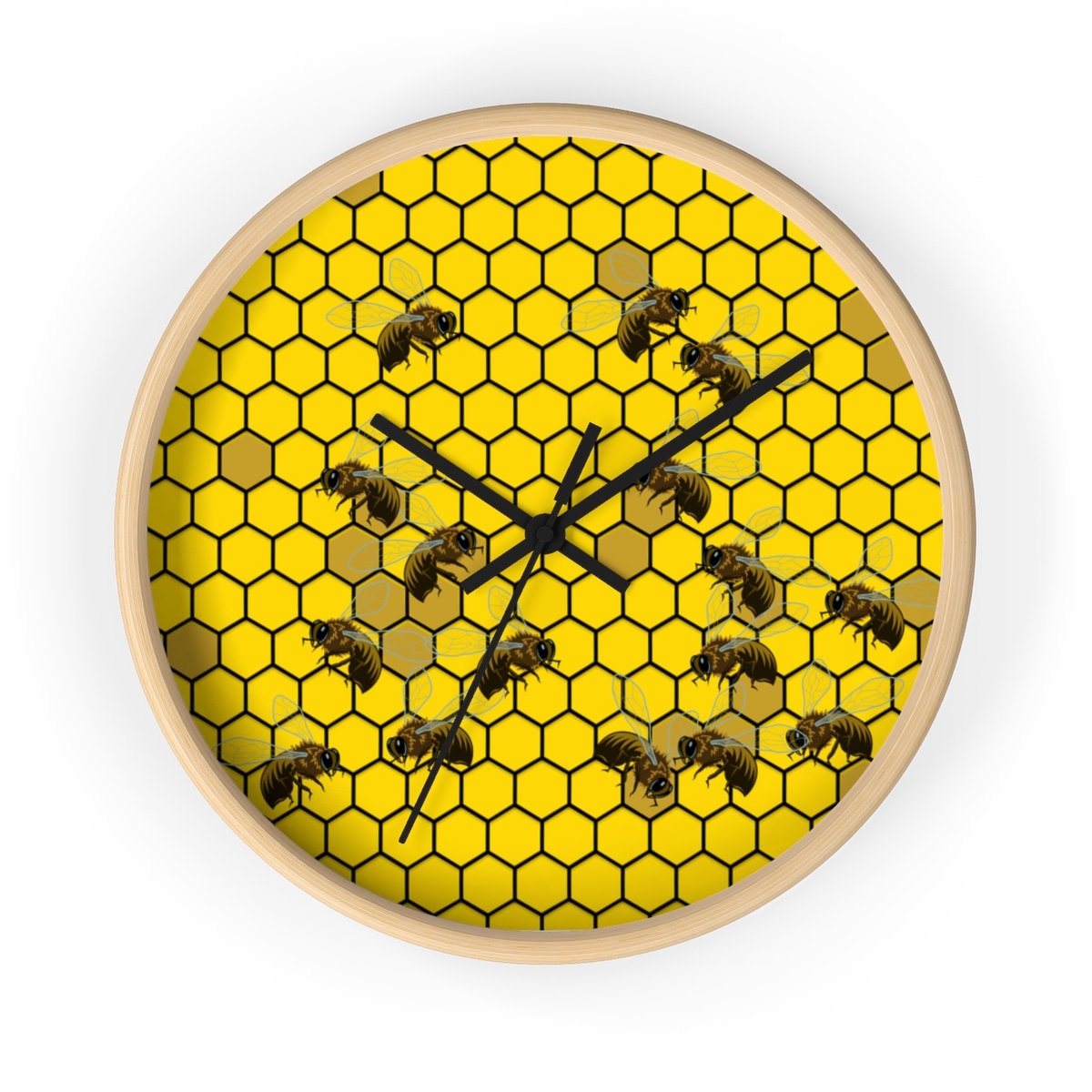 Bee Gifts, Honey Bee and Honeycomb Wall Clock, Gifts for Bee Keepers ...