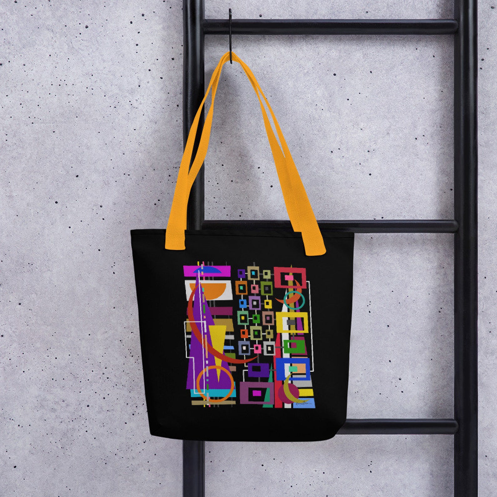 Original Art Tote Bag, Kandinsky Bauhaus Mid-century Modern Stl ...