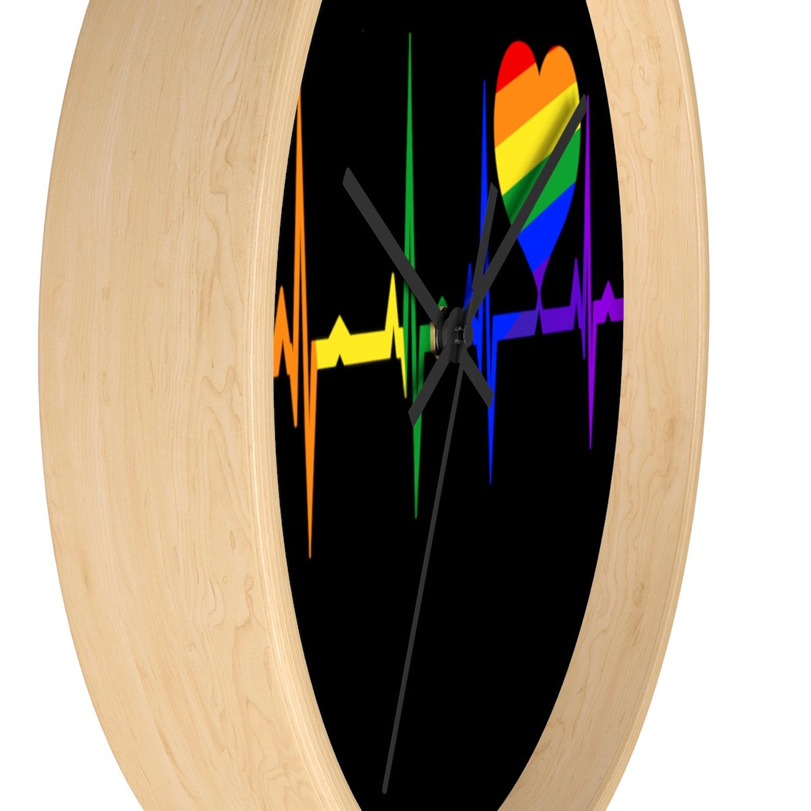 LGBTQ Gifts, Rainbow Pride Wall Clock, Gay Lesbian Pride Gift, LGBTQ ...