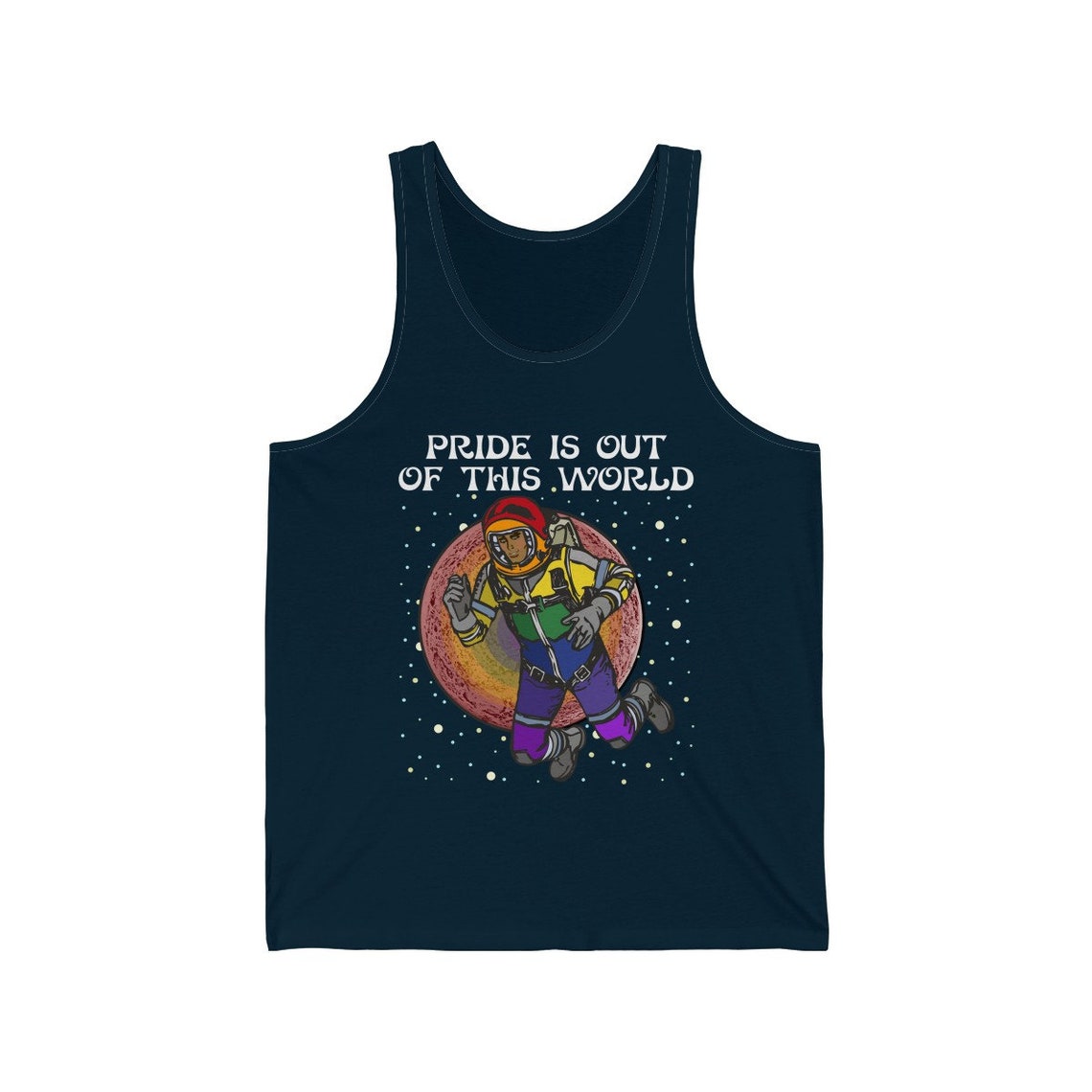 Gay Pride Rainbow Tank Top Mens Womens Tank Top Rainbow Shirt Etsy
