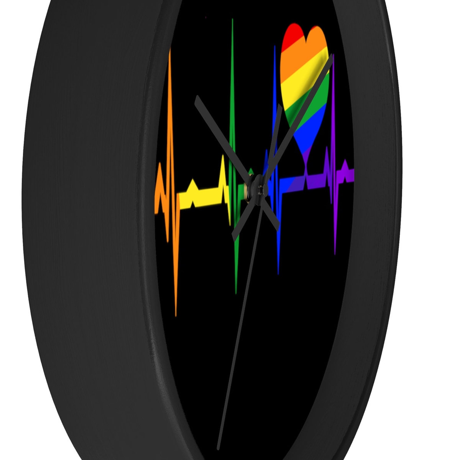 LGBTQ Gifts, Rainbow Pride Wall Clock, Gay Lesbian Pride Gift, LGBTQ ...
