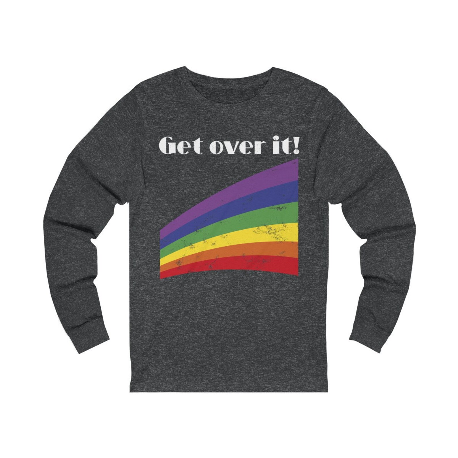 Rainbow T-shirt, Gay Pride Rainbow Shirt, LGBTQ Gifts, Rainbow Gifts ...