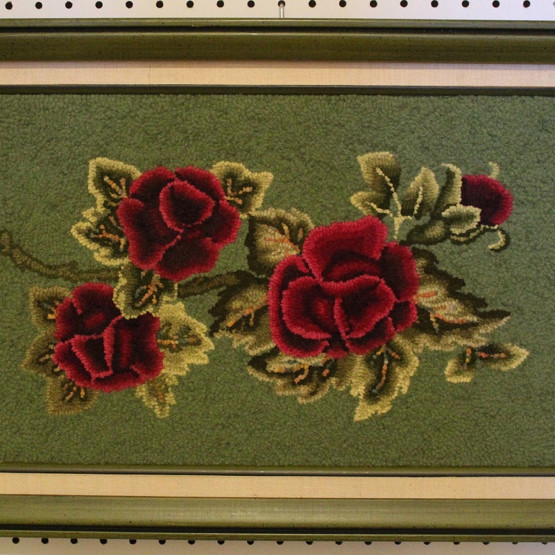 Vintage Hook Rug Large - Etsy