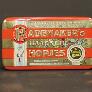 Vintage Rademaker's Haagsche Hopjes Chocolate Tin From Holland, - Etsy