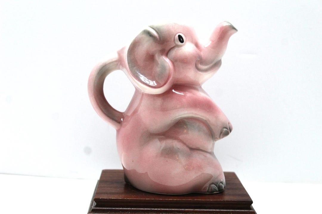 Stewart Mcculloch California Pottery Pink Elephant Pitcher Creamer, Mid ...