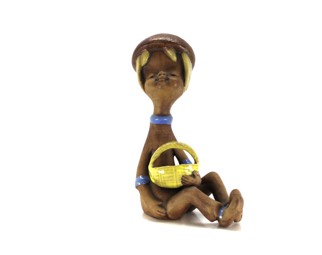 California Stoneware Sculpture Figurine by Suzi, Hand Made Artware ...