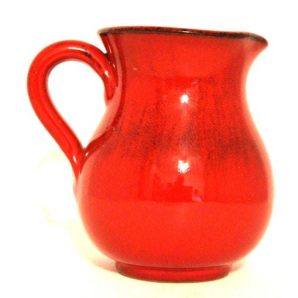 Red Ceramic Pitcher - Etsy