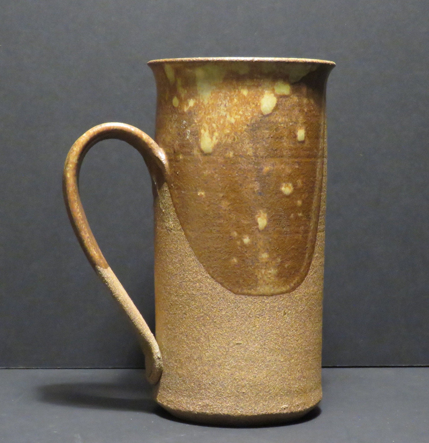 Vintage Art Studio Pottery Stoneware Pitcher, Artist Signed 'CWC' - Etsy