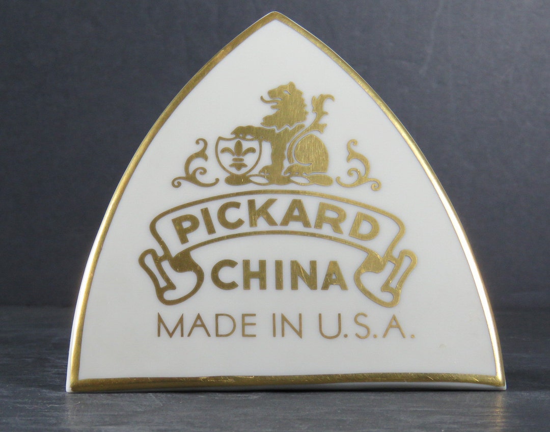 Pickard China Porcelain Shelf Dealer Display Sign Advertising - Etsy