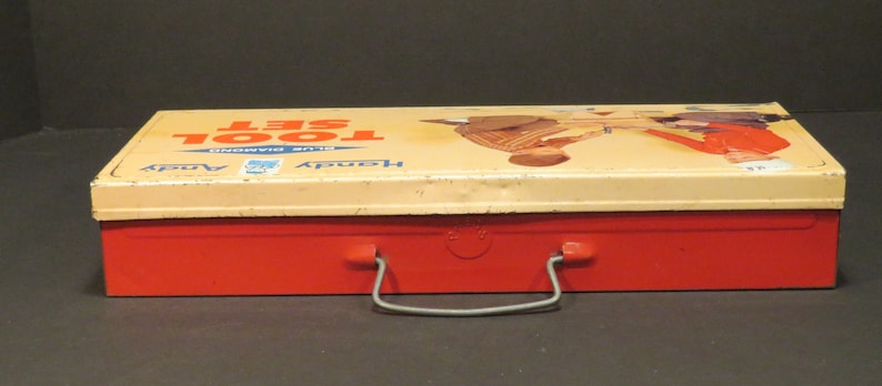 Vintage Handy Andy Blue Diamond Tool Set Tin Box, No. 620, No Tools - Etsy