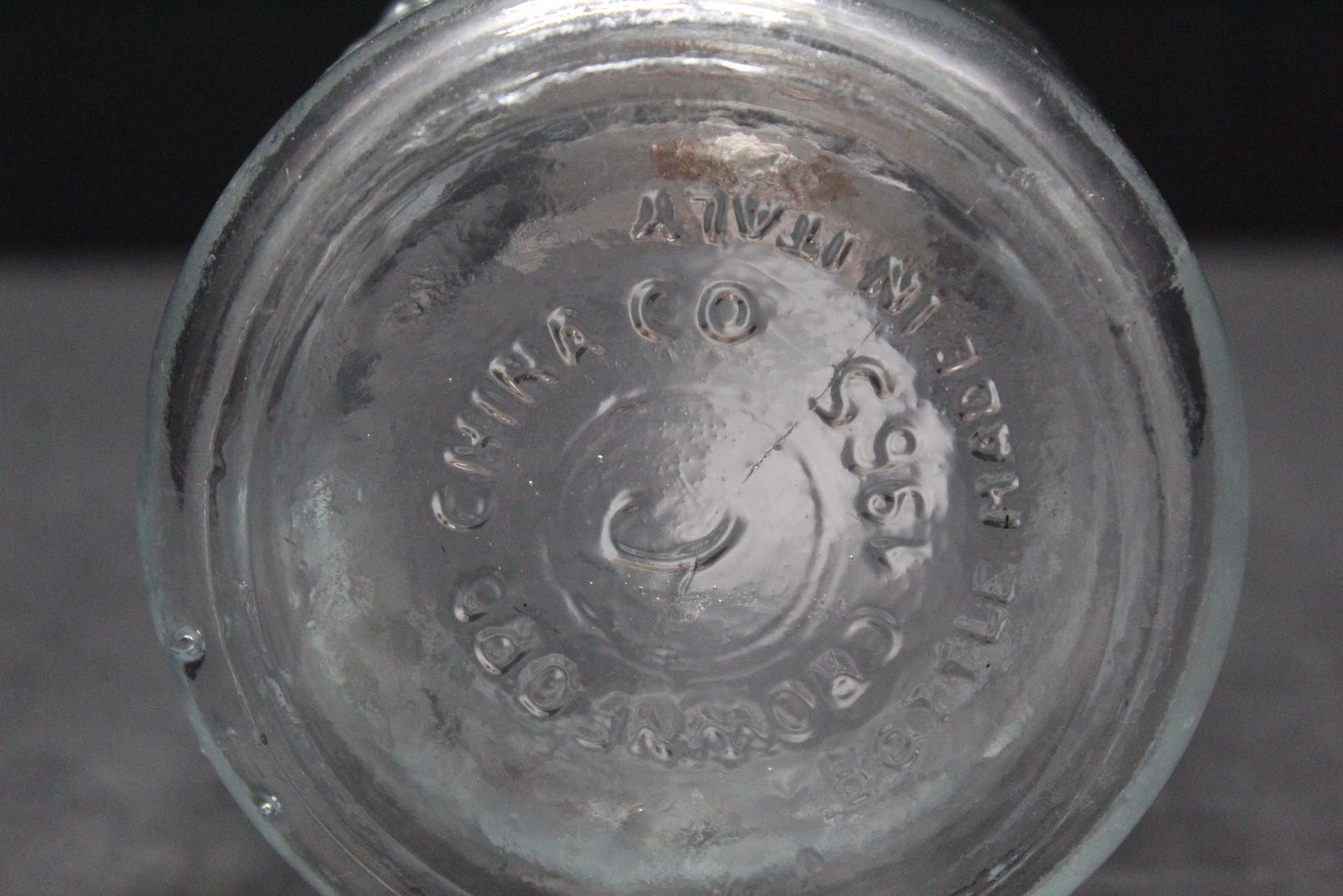 Vintage Thatcher Dairy Clear Glass Absolutely Pure Milk Bottle ...