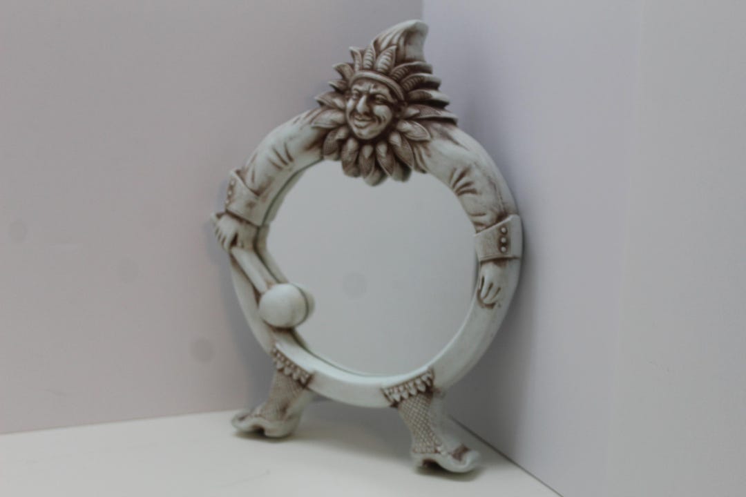 French Style Court Jester Mirror, Wall Hanging Decor, Facsimilies LTD ...