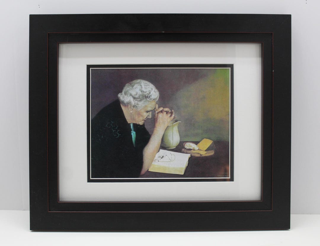 Grace & Gratitude by Eric Enstrom and Jack Garren, Man Woman Praying ...