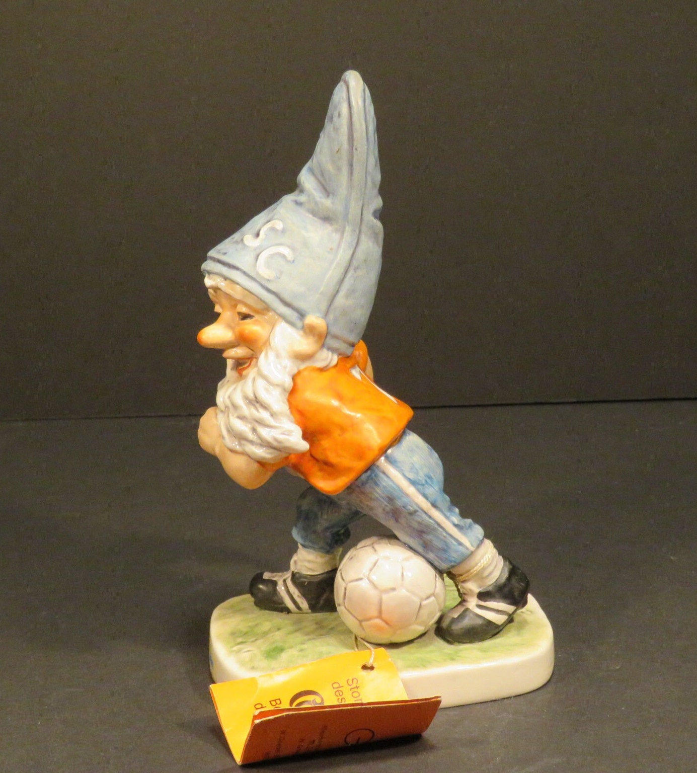 1975 Goebel Co Boy bert Soccer Player Gnome Figurine With Story Tag ...