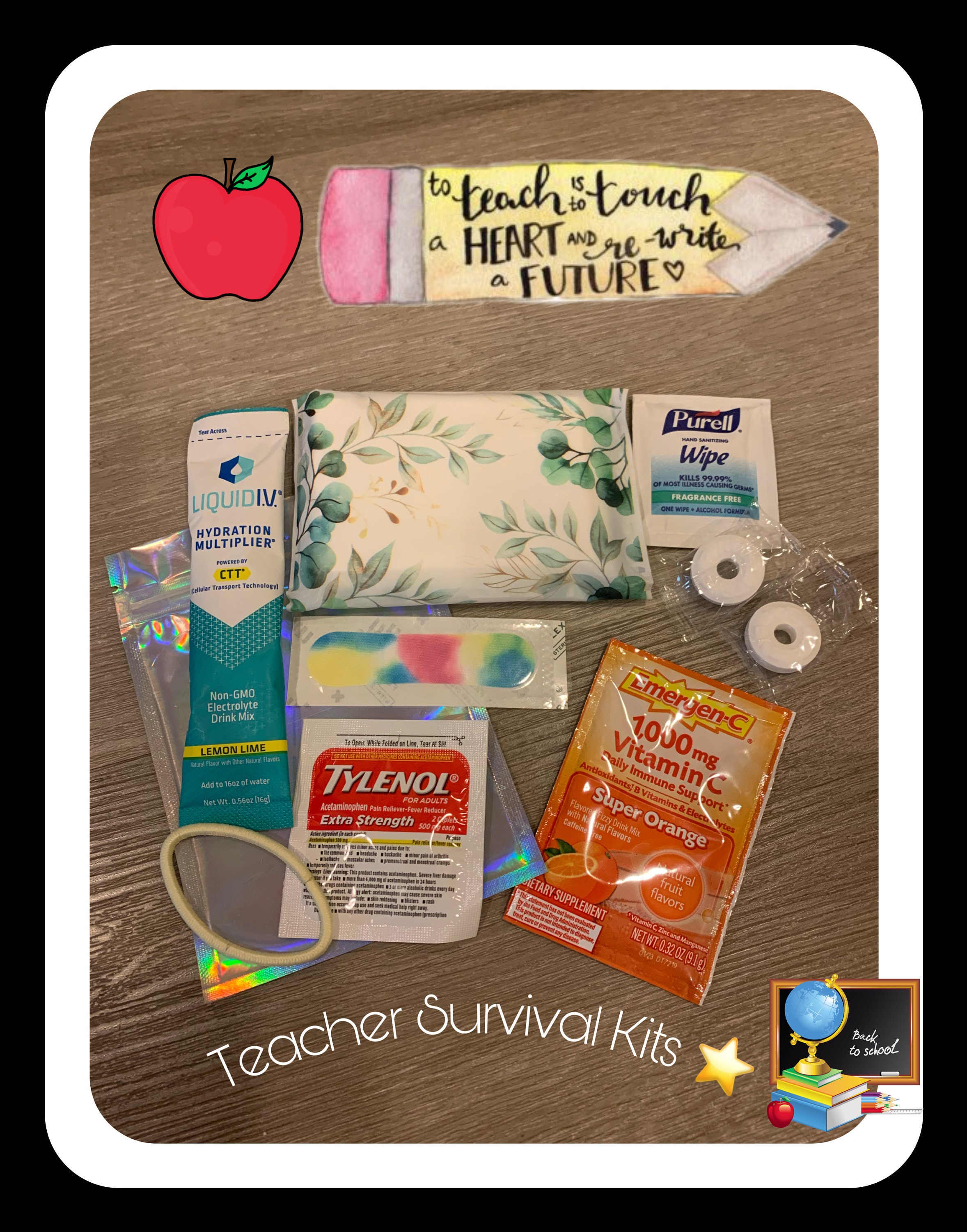 Teacher Survival Kits Teacher Appreciation Teacher Birthday Gifts ...