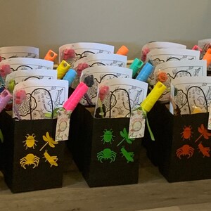 Bug / Insect Themed Party - Kids Favor Bags - Kids Birthday Parties ...
