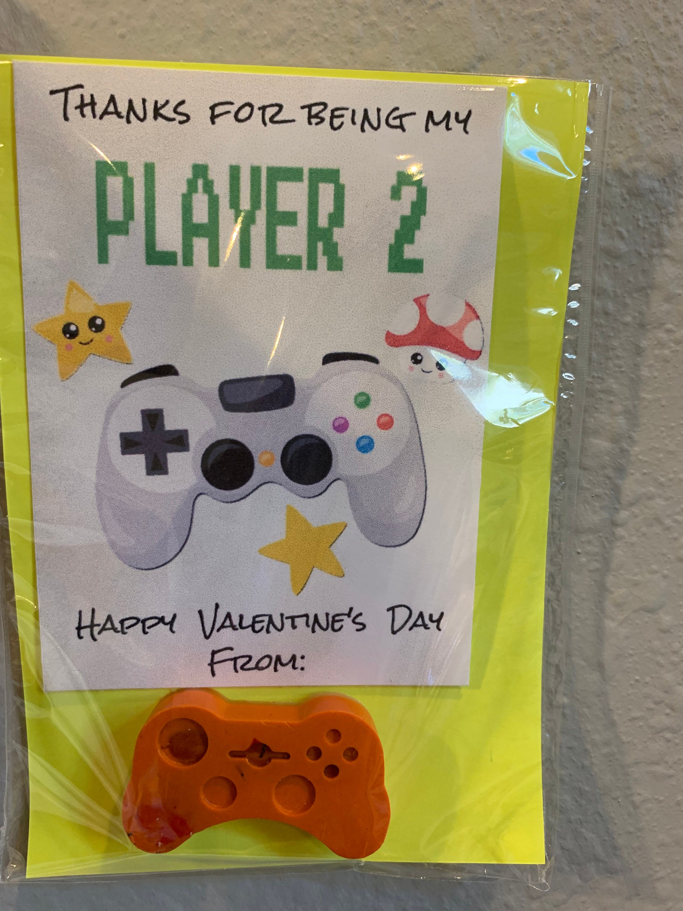 Gamer Valentines Day -classroom Gifts - Gamer Crayons - Valentine ...