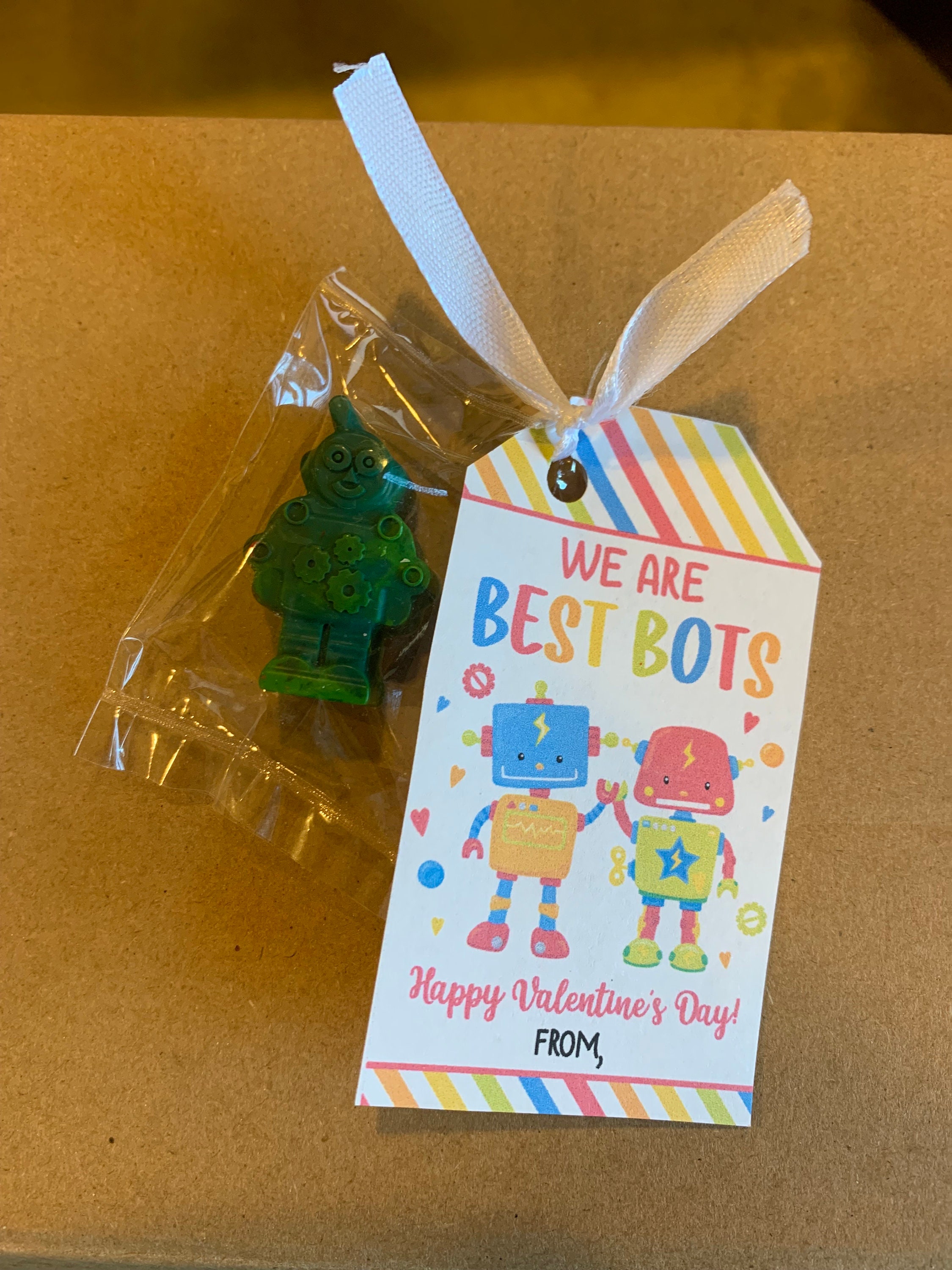 24 Robot Crayons - Crayons - Classroom Gifts - Robots- Valentines Day ...