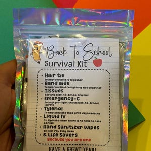 Teacher Survival Kits - Teacher Appreciation - 1st Day of School - Back ...