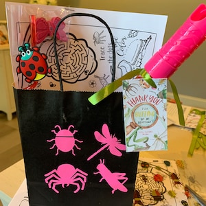 Bug / Insect Themed Party Kids Favor Bags Kids Birthday Parties Boys ...