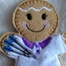 Dart Player Gingerbread Man, Darts Gift, Christmas Tree Decoration ...