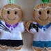 Dart Player Gingerbread Man, Darts Gift, Christmas Tree Decoration ...