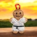 Karate Tree Decoration, Gymanst Dec Gingerbread Man Martial Arts Tang ...