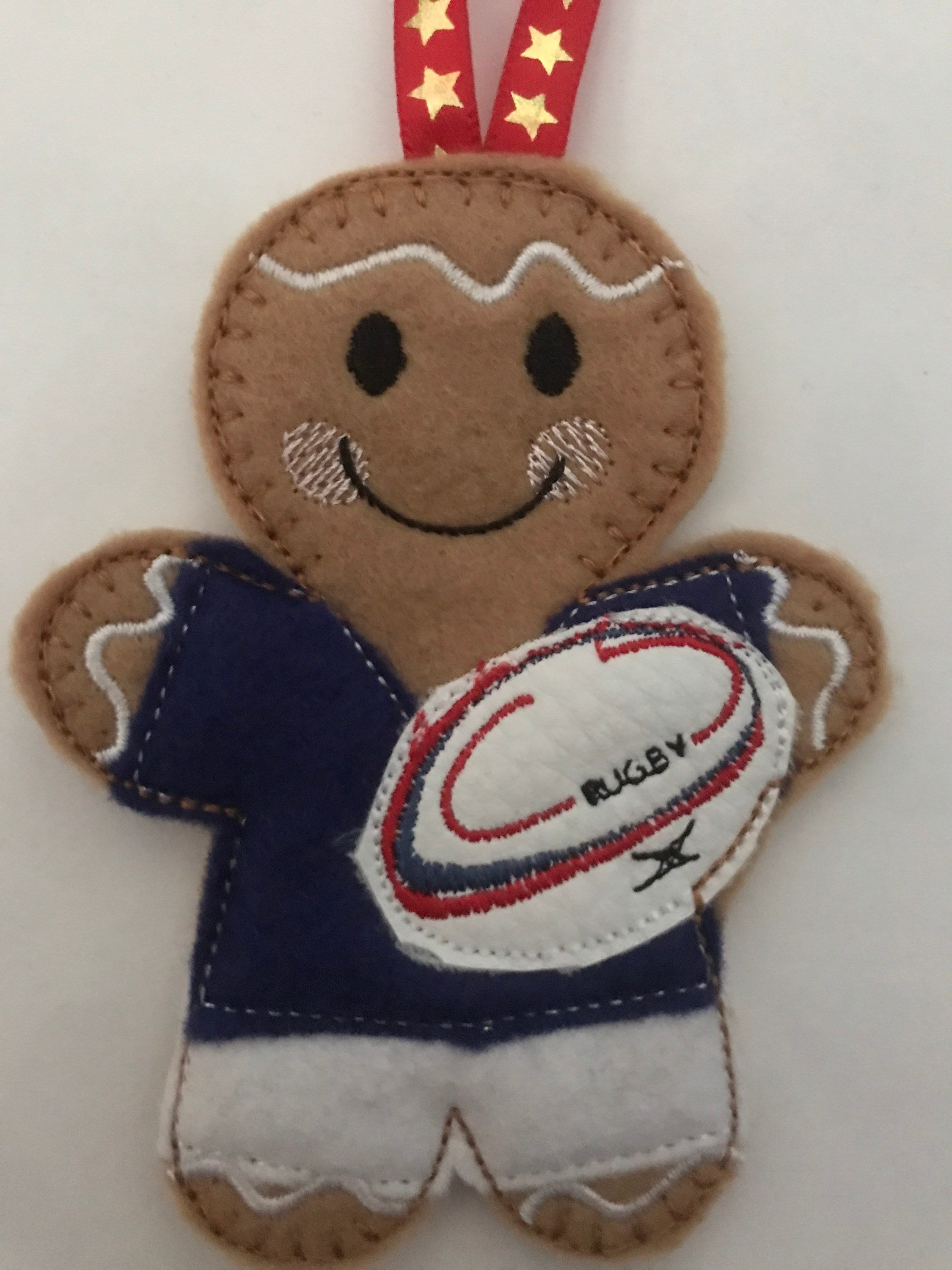 Gingerbread Rugby Player Gingerbread Cyclist Tree - Etsy UK