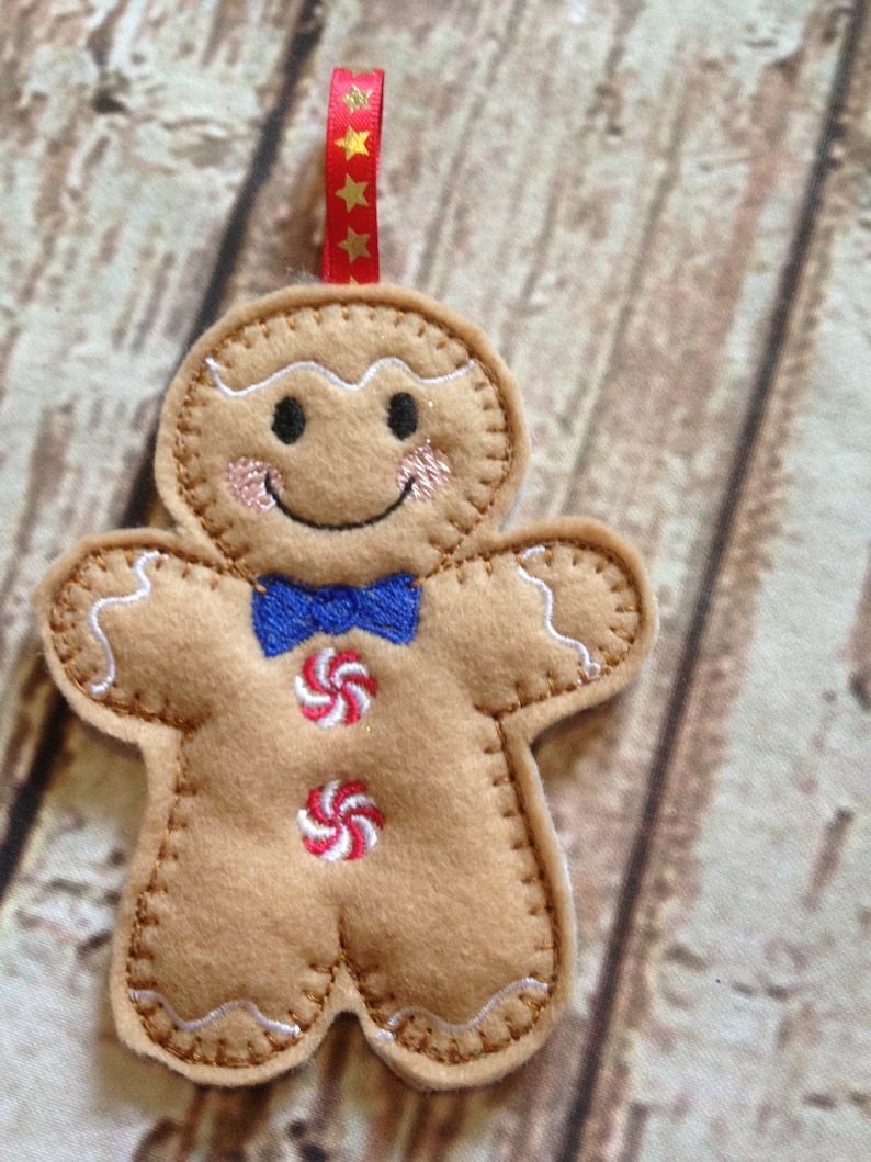 Gingerbread Man Tree Decoration Tree Ornament Home Decor | Etsy