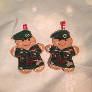 Army Cadet Gingerbread, Army Sergeant Girlfriend / Boyfriend Gift ...