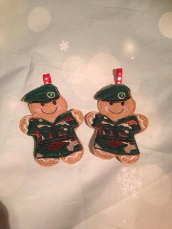 Army Cadet Gingerbread Army Sergeant Girlfriend / Boyfriend | Etsy
