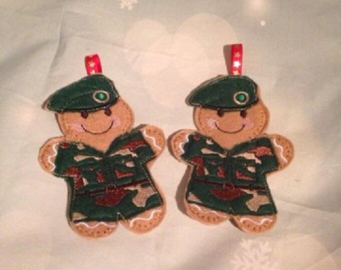 Army Cadet Gingerbread Army Sergeant Girlfriend / Boyfriend - Etsy