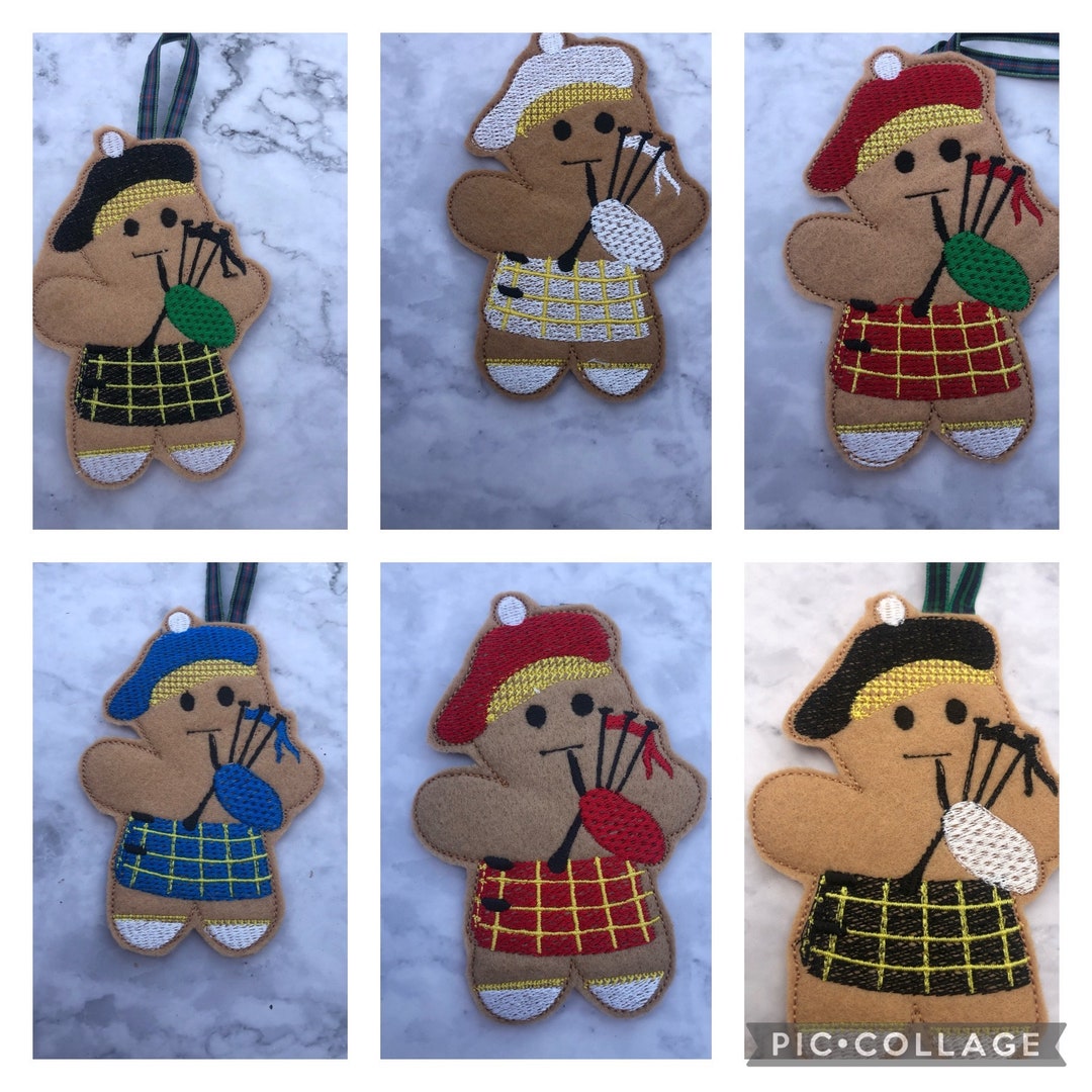 Gingerbread Scotsman, Gingerbread Man Wearing Kilt, Gingerbread Lady ...