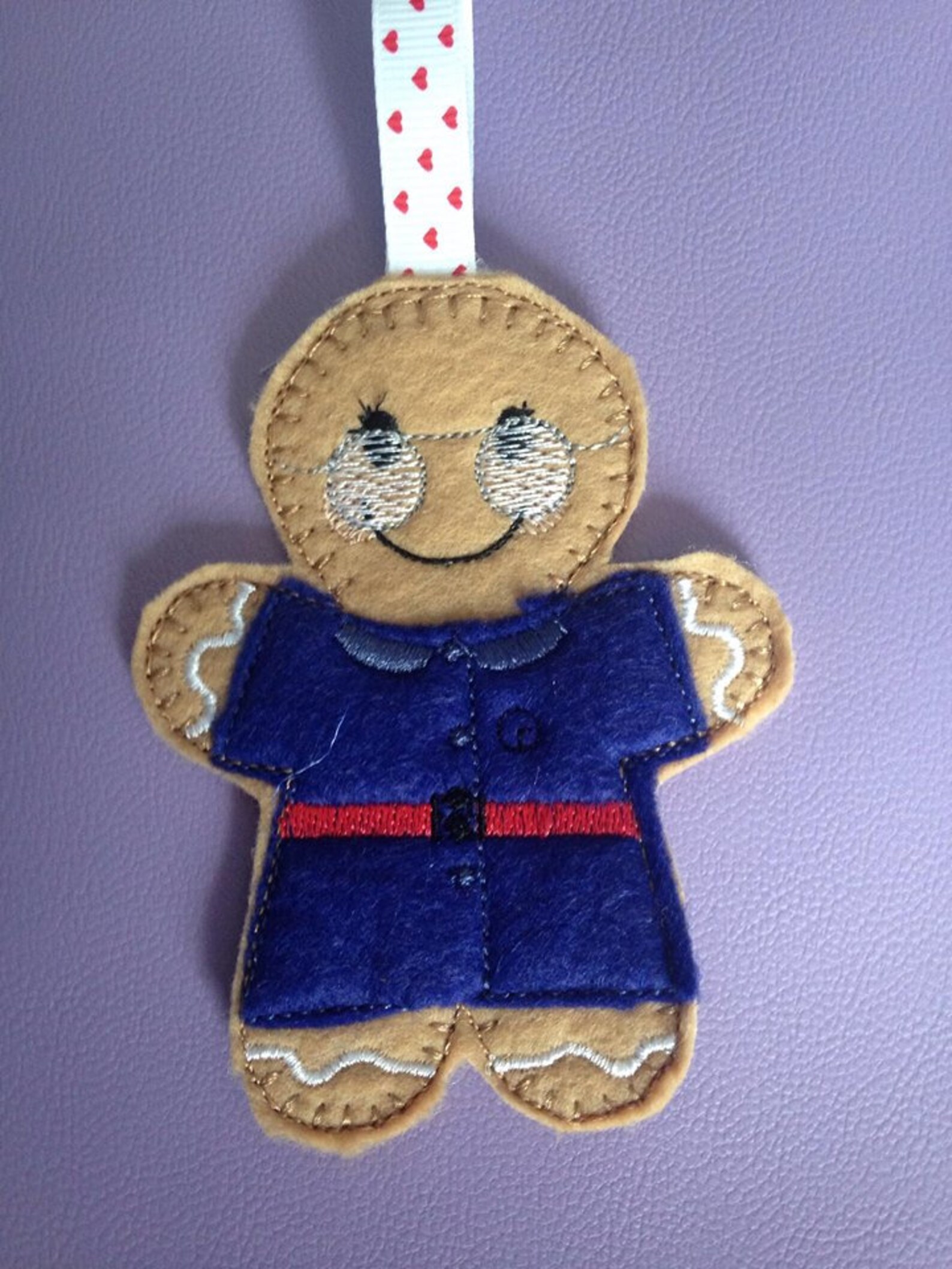 Midwife / Matron Delivery Nurse Gingerbread Man Tree Decoration, Doula ...