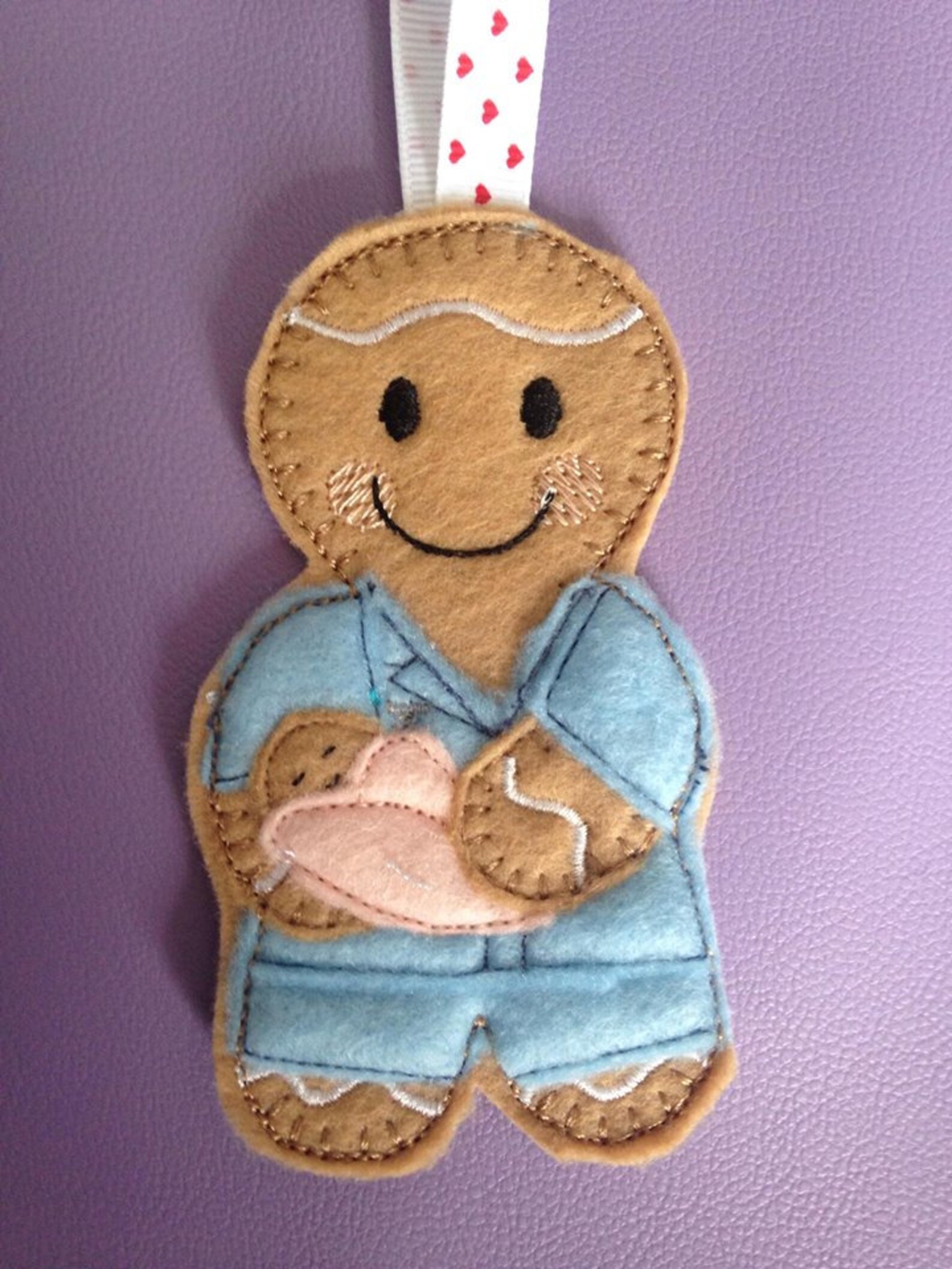 Midwife / Matron Delivery Nurse Gingerbread Man Tree Decoration, Doula ...