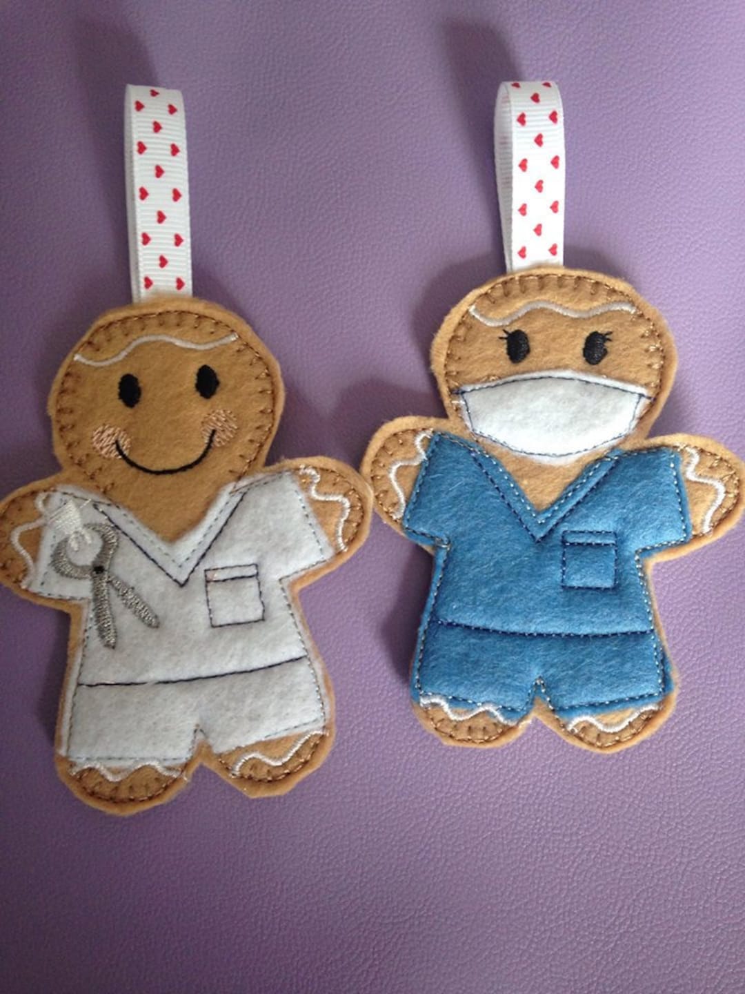 Dentist / Dental Nurse Gingerbread Man Tree Decoration Tree - Etsy UK