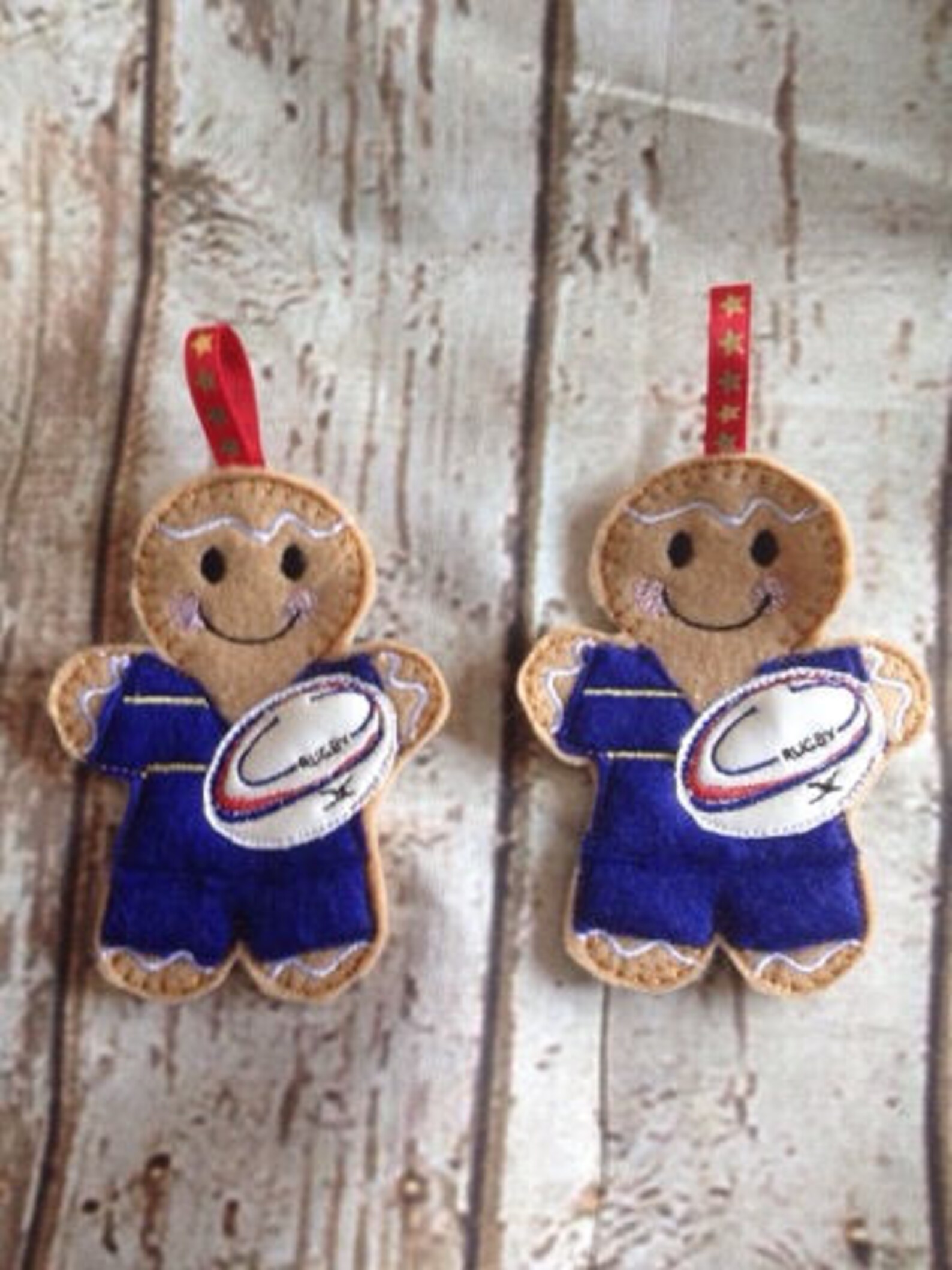 Gingerbread Rugby Player Gingerbread Cyclist Tree - Etsy UK
