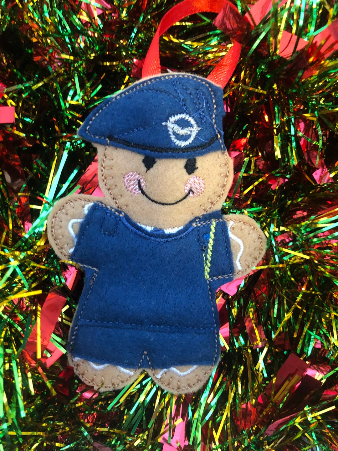 Air Force Gingerbread, Air Cadet Gingerbread Man Christmas Decoration ...