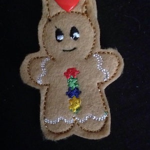 Autism Awareness Gingerbread Man Tree Decoration - Etsy