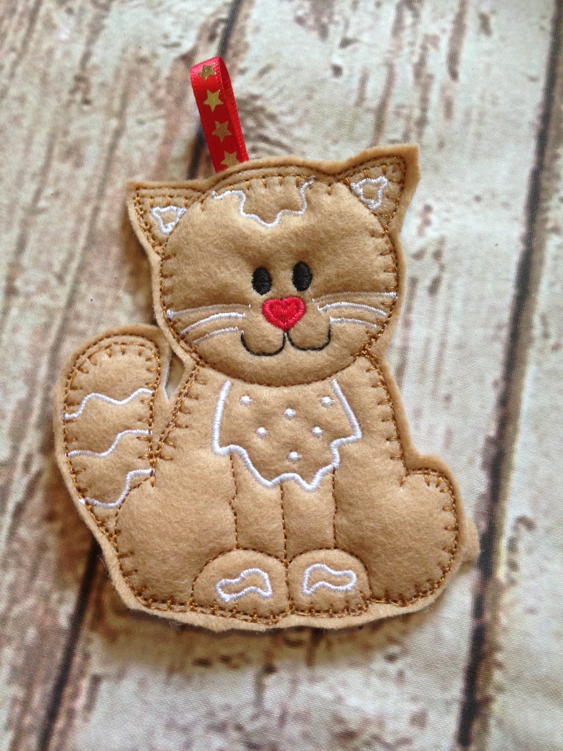 Cat and Dog Christmas Tree Decoration, Gingerbread Cat, Gingerbread Dog ...