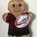 Gingerbread Rugby Player, Gingerbread Cyclist, Tree Decoration, Tree ...