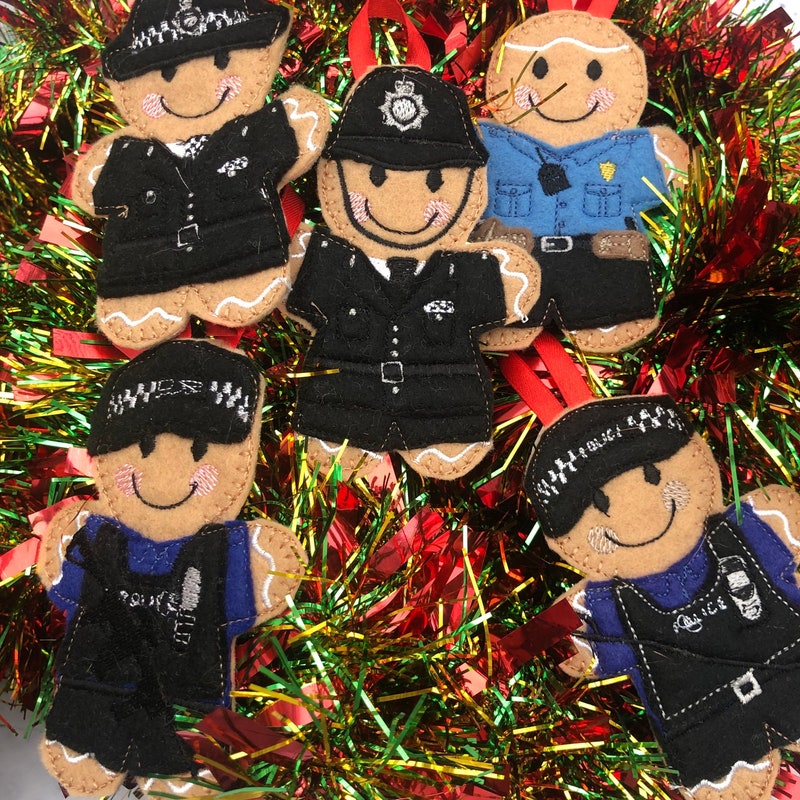 Gingerbread Police - Etsy