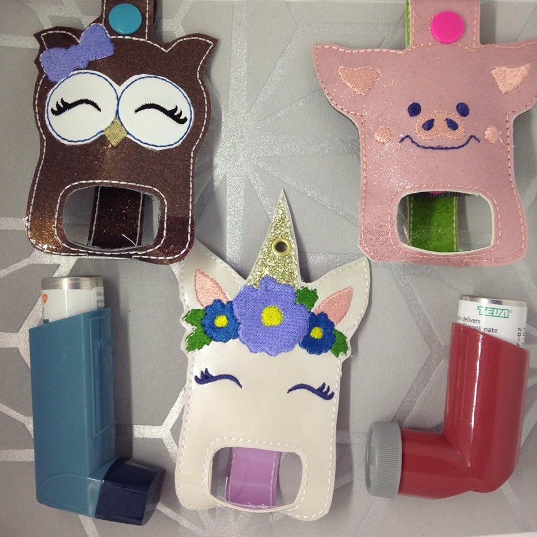 Animal Asthma Inhaler Cover, Pet Design Inhaler Cover, Owl Inhaler, Pig ...