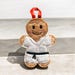 Karate Tree Decoration, Gymanst Dec Gingerbread Man Martial Arts Tang ...