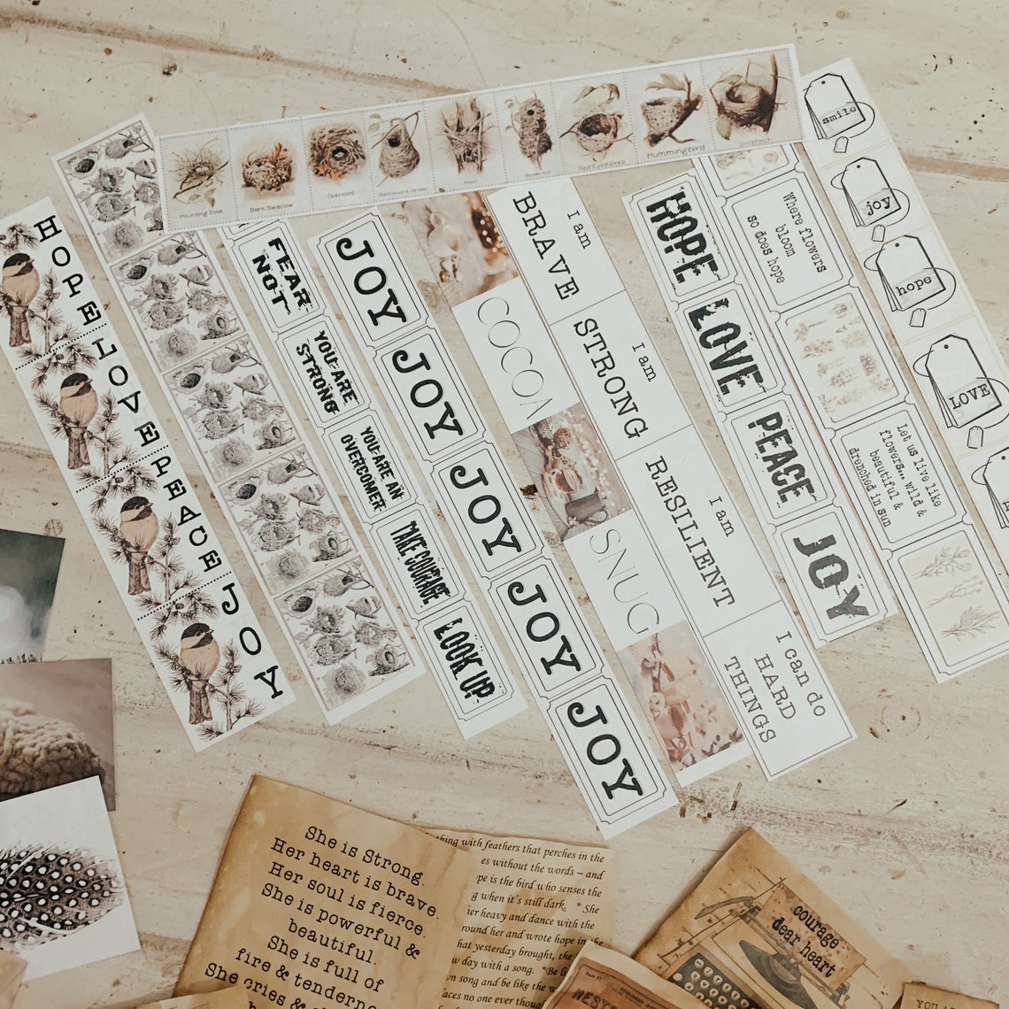 GIANT 100 Piece SAMPLER BOX Journal Kittea Dyed Paper Coffee - Etsy