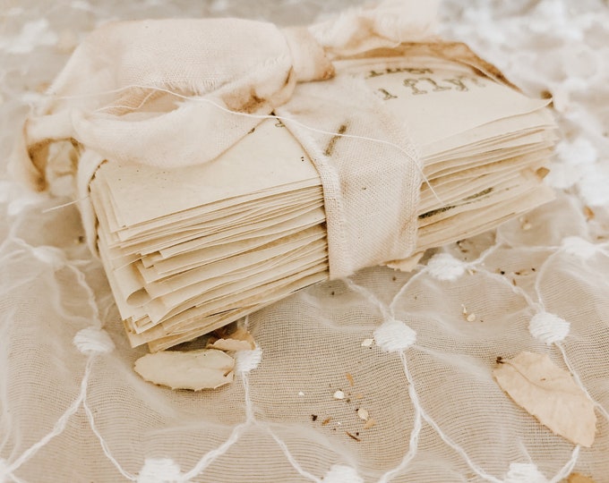 Tea Stained Paper Journal Cards Journaling Cardstea Dyed - Etsy