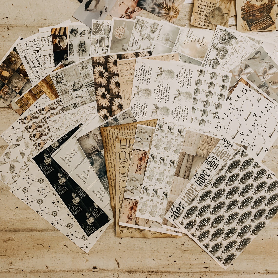 GIANT 100 Piece SAMPLER BOX Journal Kittea Dyed Paper Coffee - Etsy